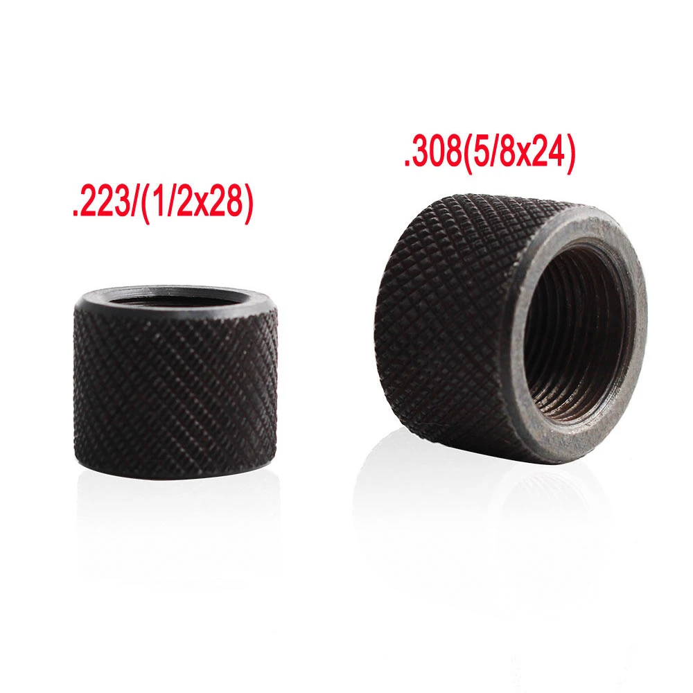Aluminum Brake Adapter 1/2x28 5/8x24 Nuts For .750 Ending .223 .308 ...