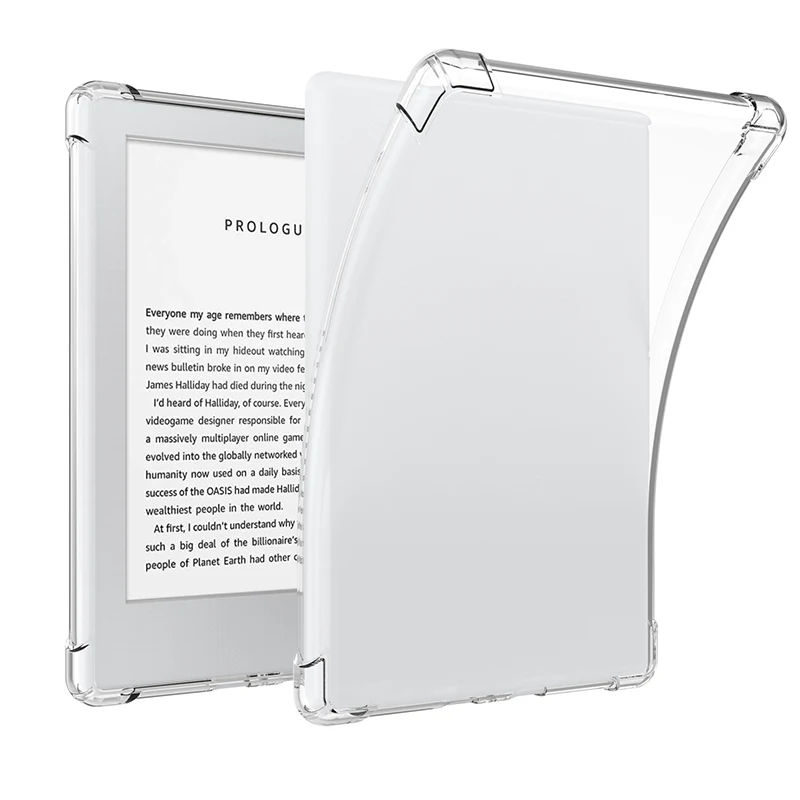 Transparent E-Book Reader Clear Protective Case TPU Back Cover For ...