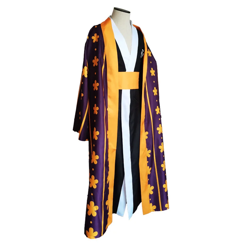 Trafalgar D Water Law Cosplay Costume Kimono Robe Full Suit | One piece ...