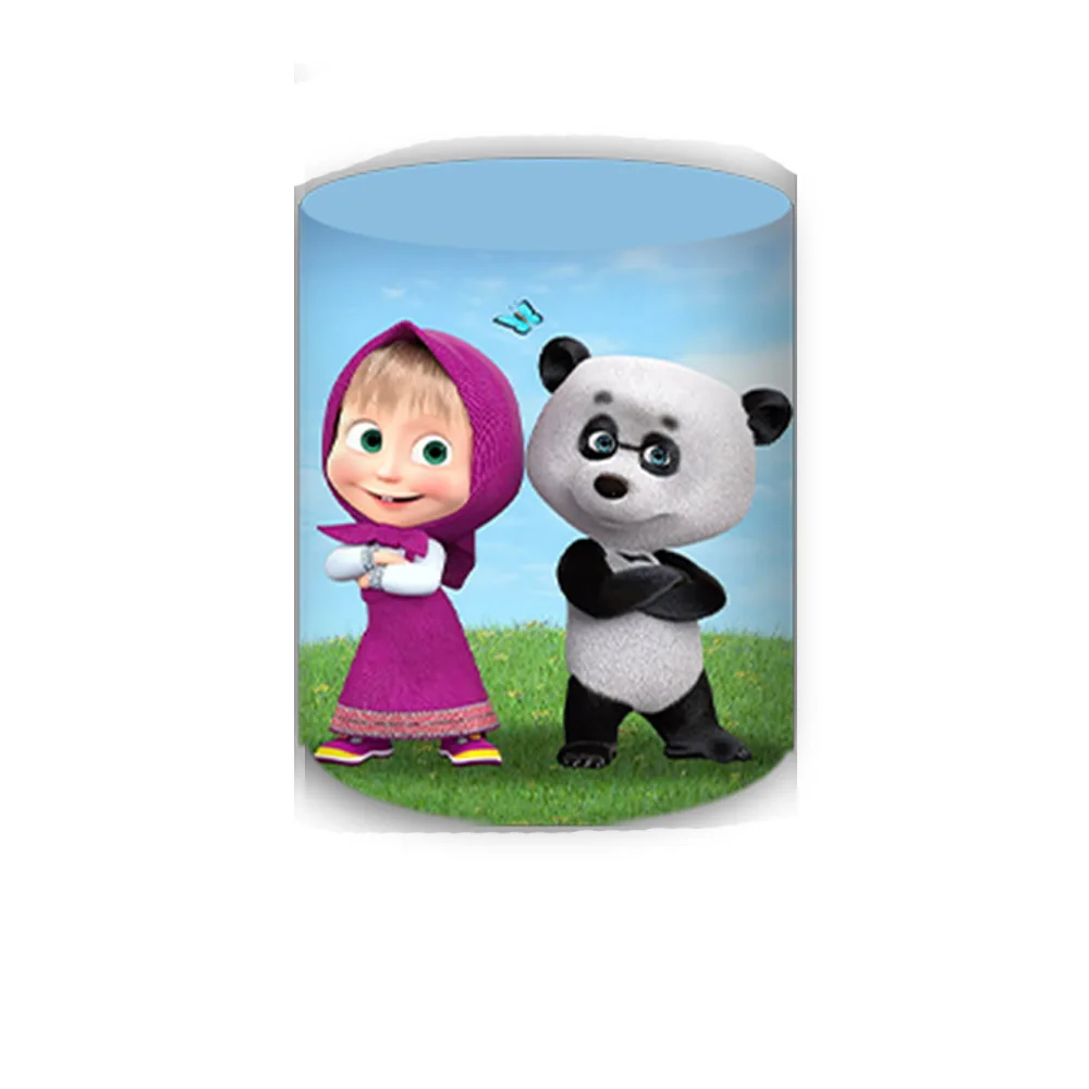 Fondo de Masha y el oso redondo para niña, bebé, bosque, fiesta de ...