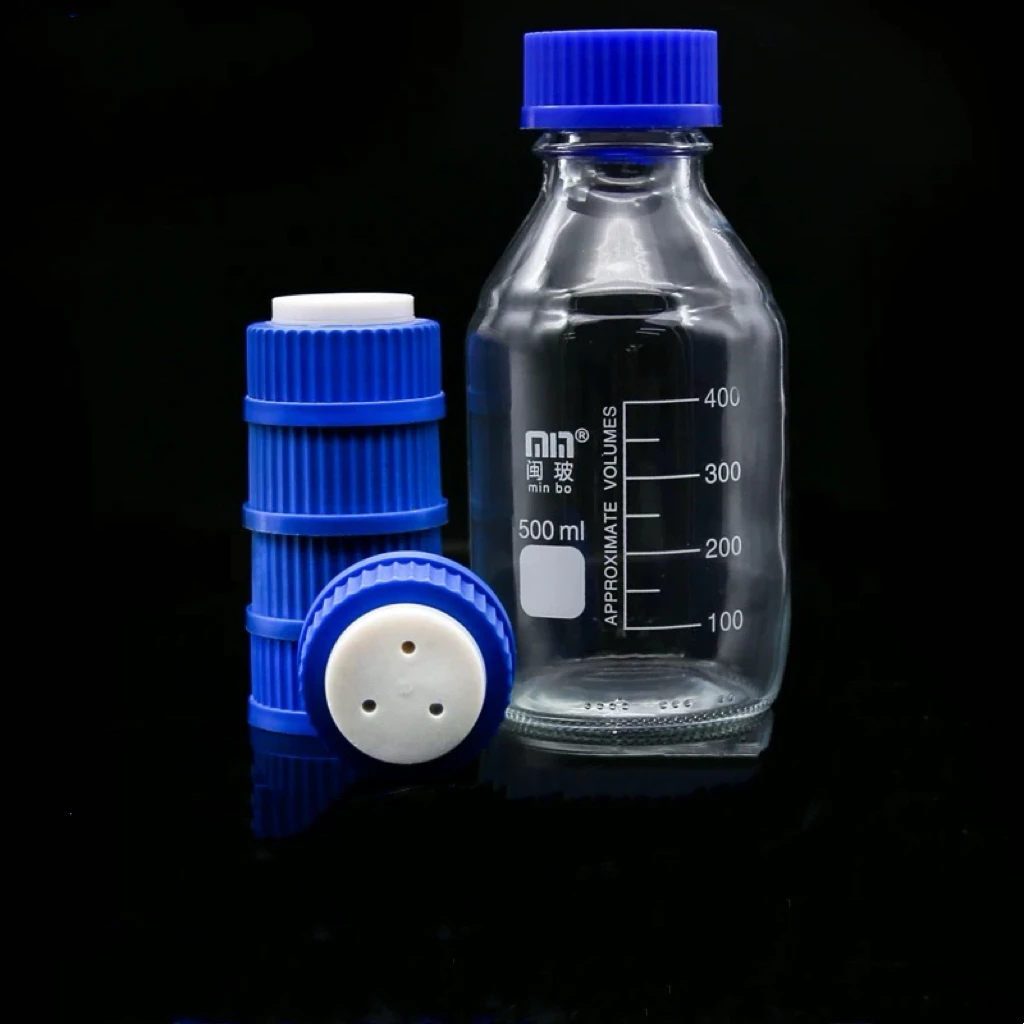 100ml Lab Blue Cap Liquid Phase Mobile Phase Bottle, Screw Mouth ...