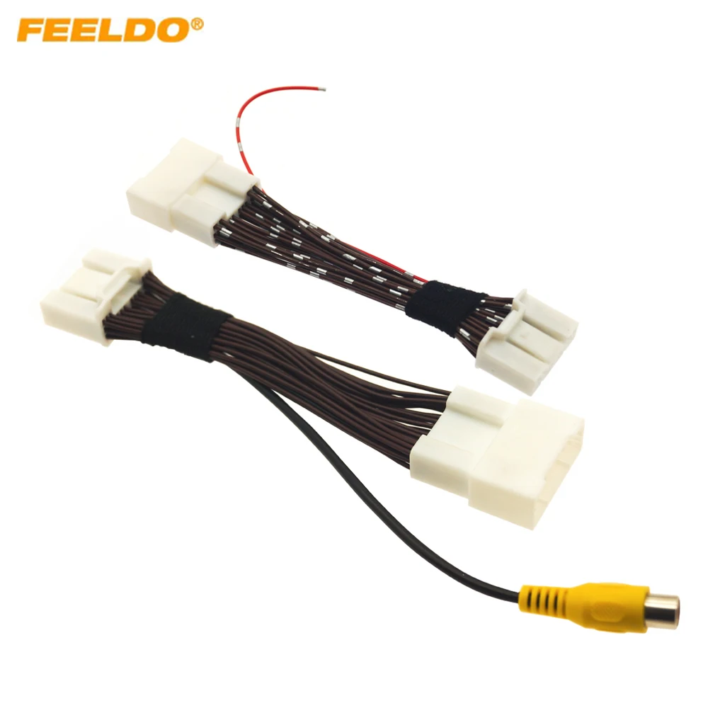 Car Reverse Camera Refit Adapter Cable For Toyota RAV4/Camry/Highlander ...
