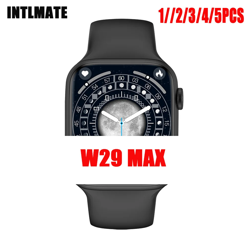 INTLMATE 1/2/3/4/5PCS W29 MAX Microwear Series 9 SmartWatch Men Women Wireless Charging NFC ...