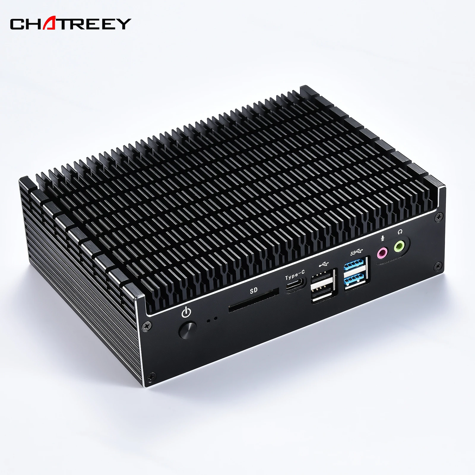 Mini Pc Fanless Design Intel Core I5 Core I7 Dual Lan Dual 4k Output ...