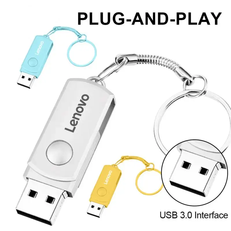 Lenovo Metal 16TB U Disk Flash Drive USB 3.0 High Speed File Transfer ...