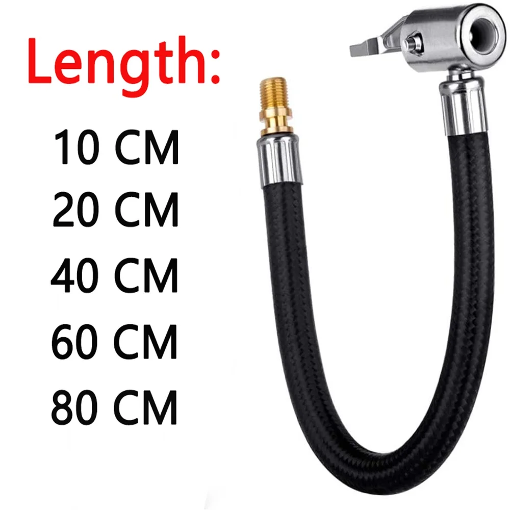 Car-Tire-Inflator-Hose-Inflatable-Air-Pump-Extension-Tube-Adapter-Twist ...