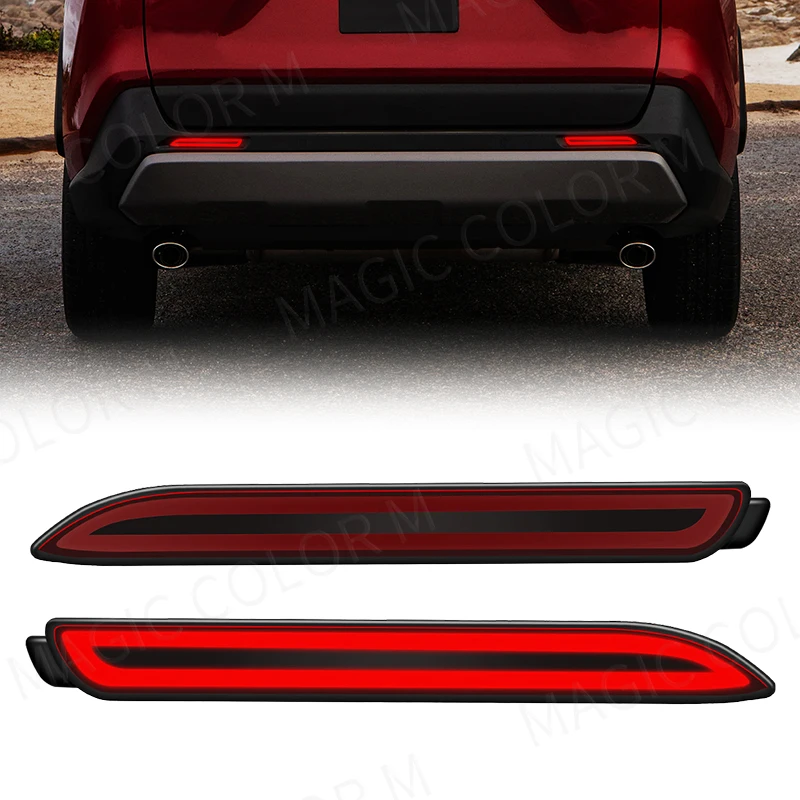 Rear Bumper Reflector Light Kit Fog Lamp Brake Red for Lexus IS-F GX470 ...