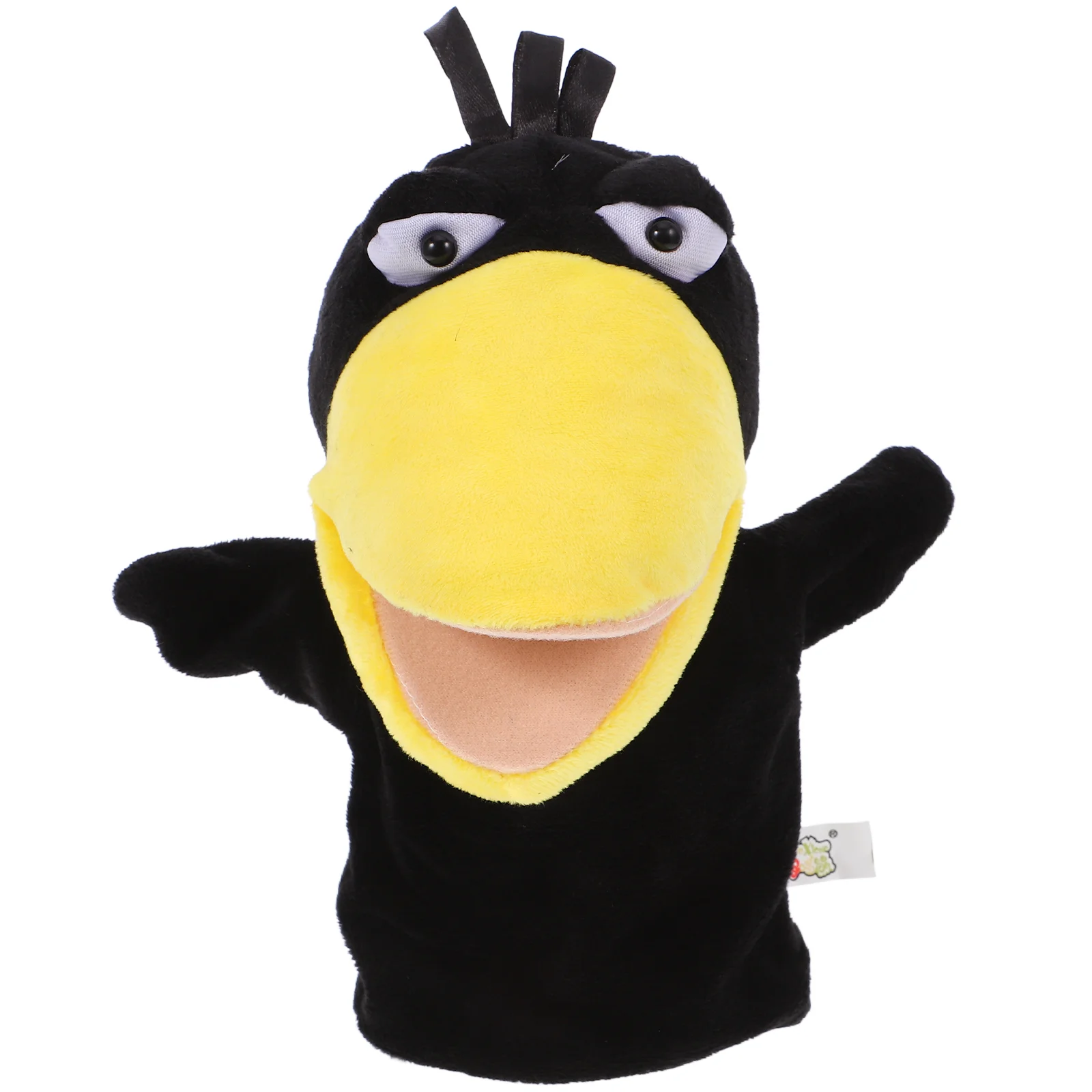 Crow-Hand-Puppet-Indoor-Play-Toy-Plush-Finger-Dolls-Animal-Head-Kid ...