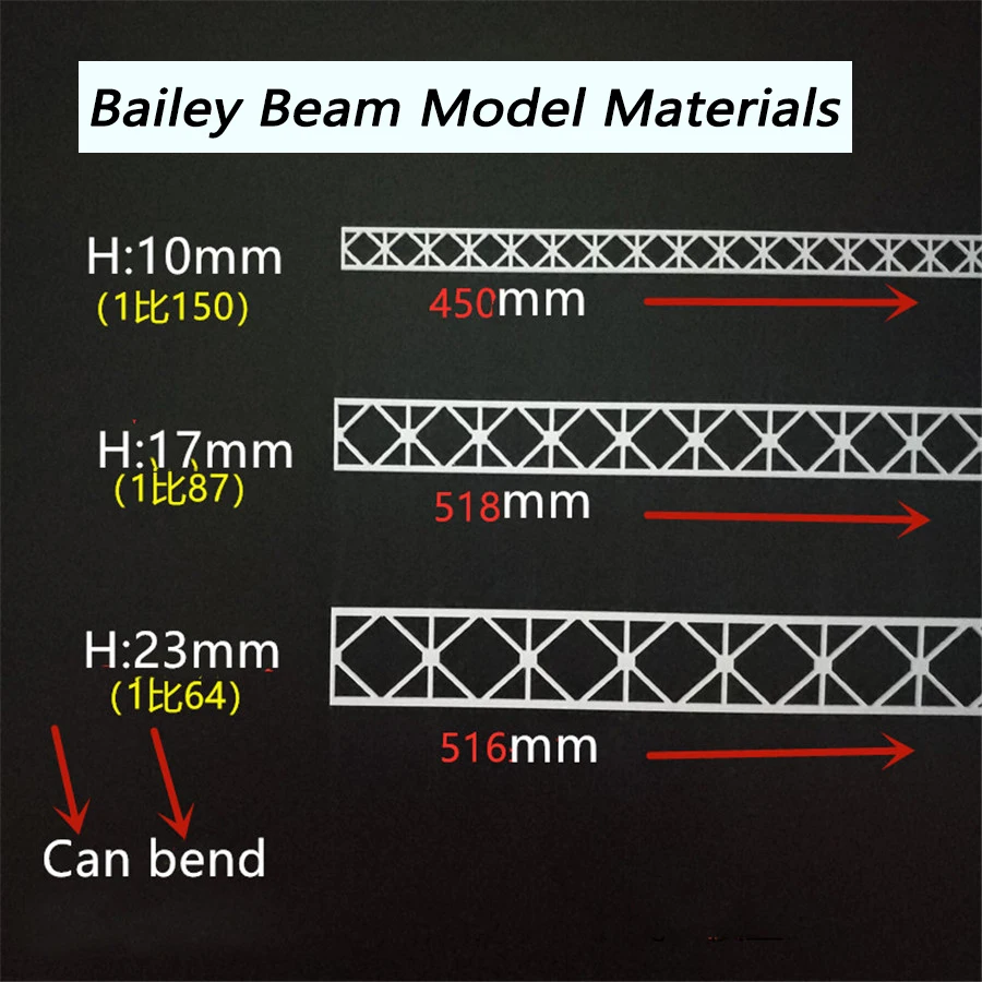 Simulation-Bridge-Frame-Bailey-Beam-Model-Materials-For-Making-HO-Train ...
