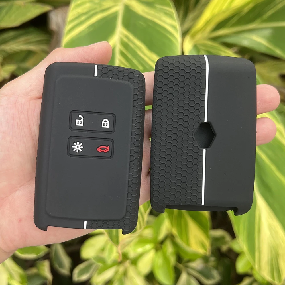 Silicone-Car-Key-Case-Capa-para-Renault-Captur-Clio-Zoe-Koleos-Scenic-4 ...