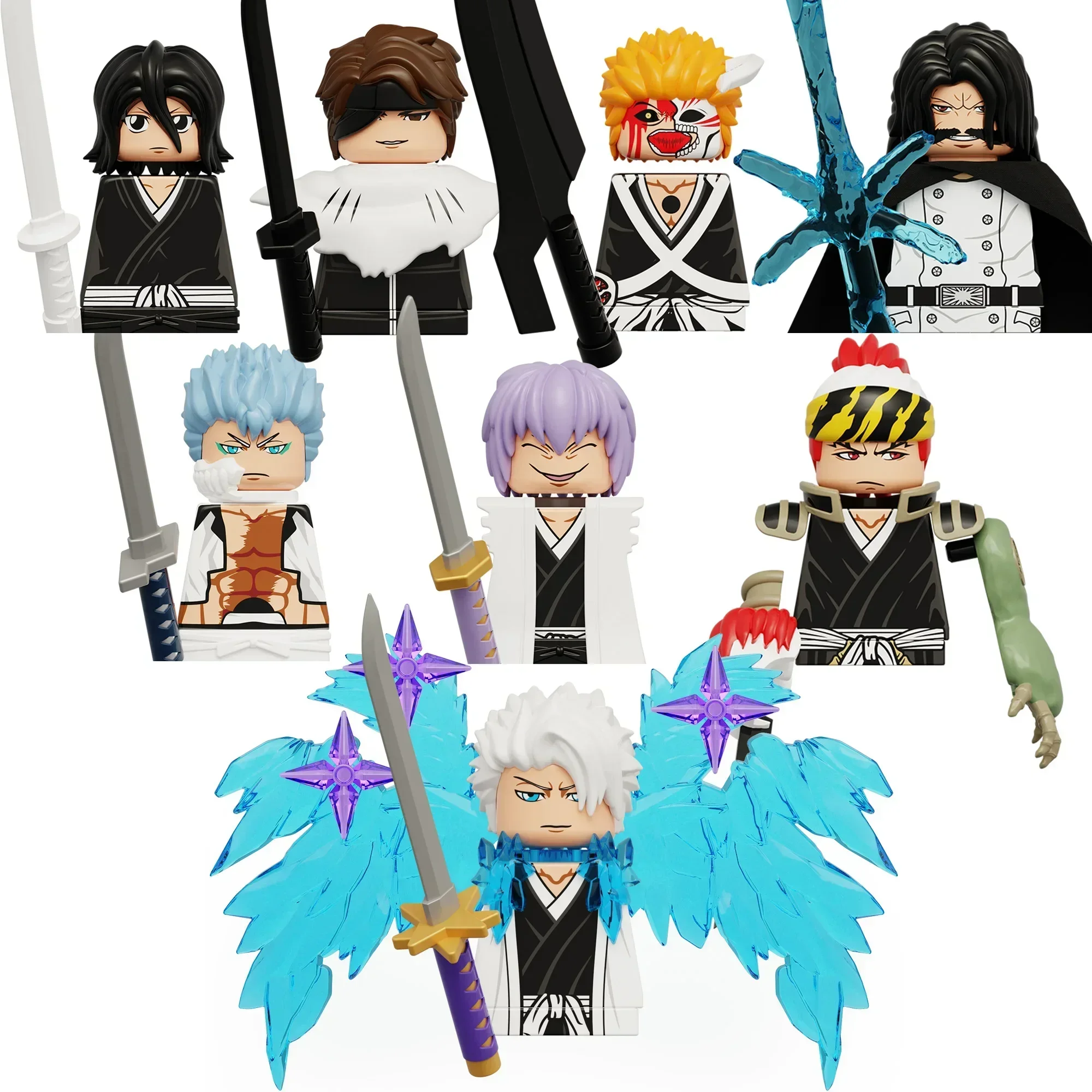 Blocos-de-constru-o-Bleach-para-meninos-Action-Figures-Bricks ...
