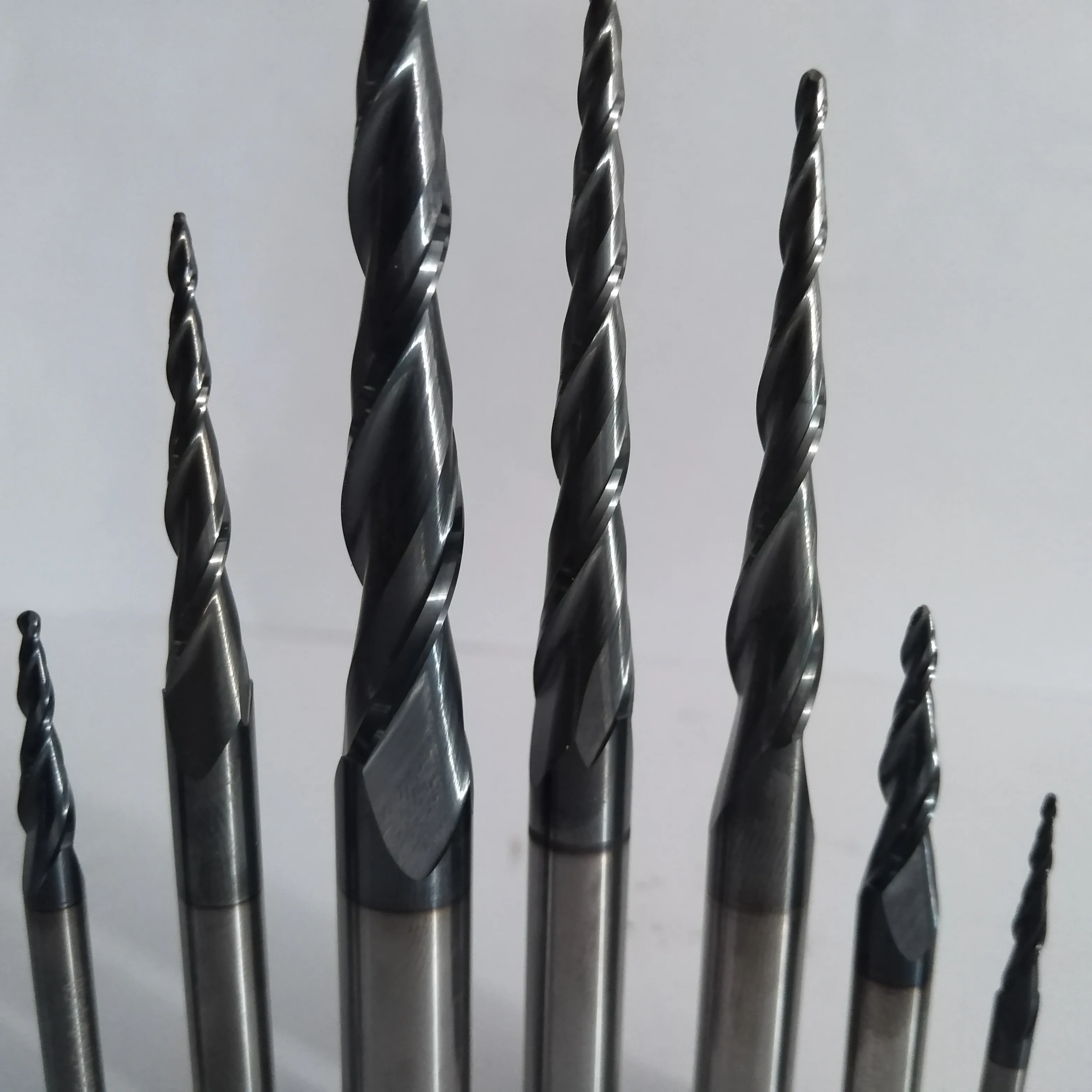 Jerray R0.25/R0.5/R0.75/R1/R1.5/R2 shank 3.175/4/6/8mm solid carbide ...
