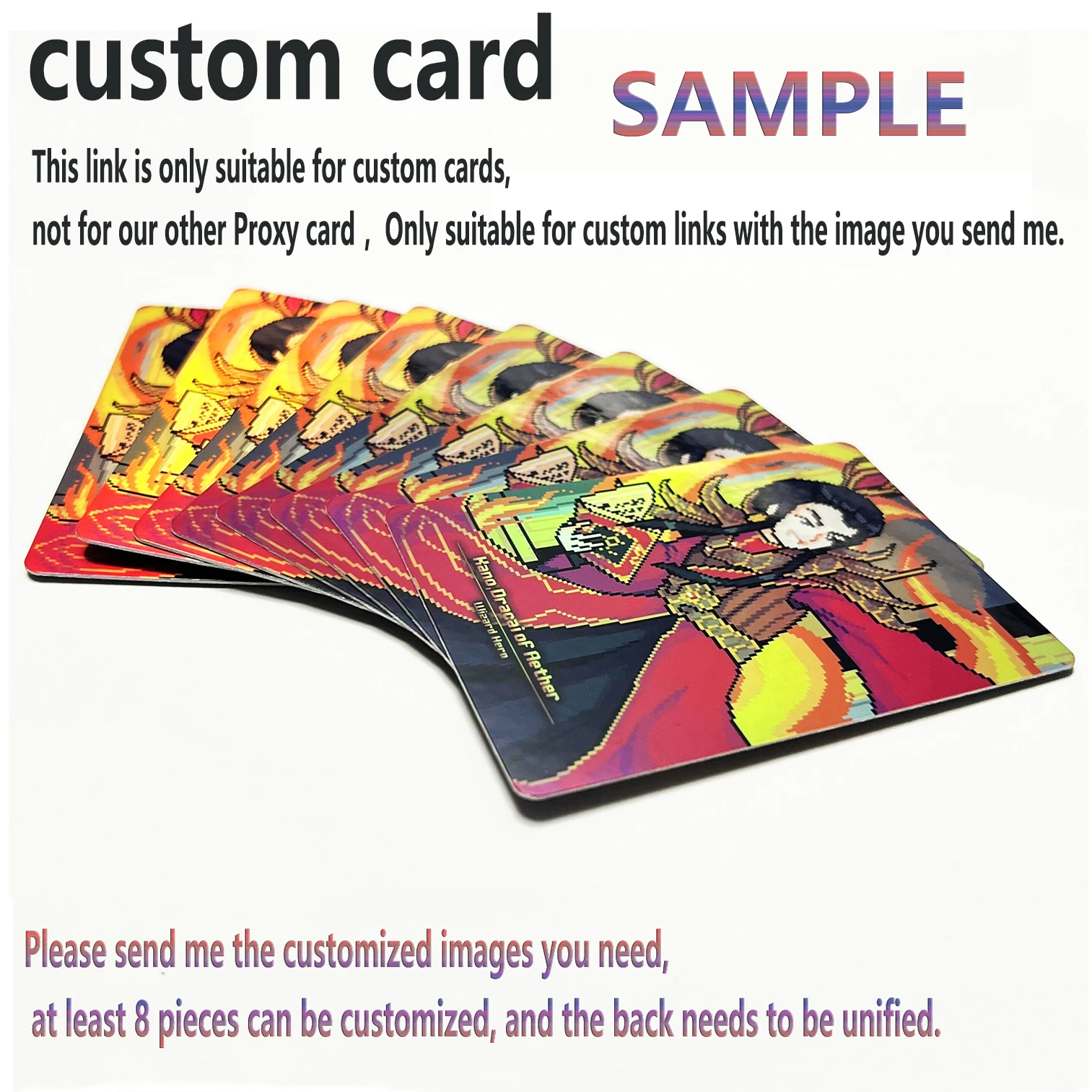 Custom-Premium-Design-Print-Proxy-Holographic-Single-Card-Standard-Size ...