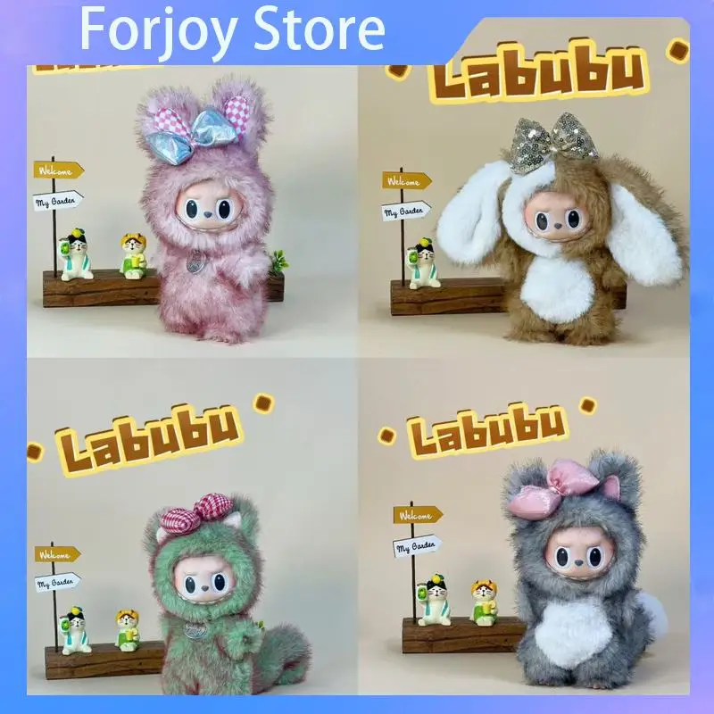 Cloths For Labubu Doll 17cm Plushie Cute Outfit Changeable Skirt Set ...