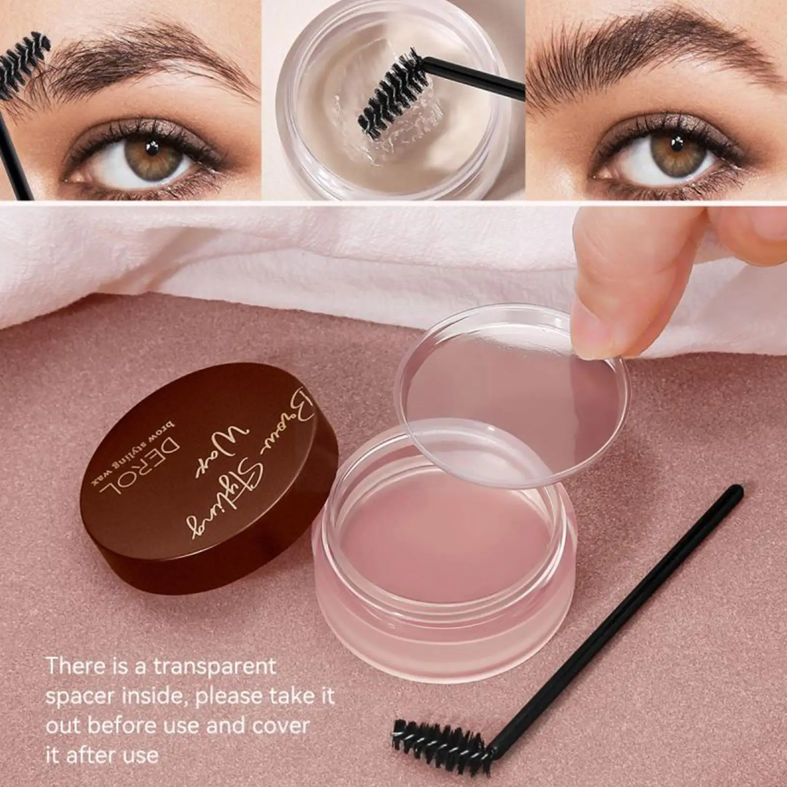 Eyebrow Balm Eyebrow Styling Soap Brows Gel Wax Fixer Brow Makeup ...