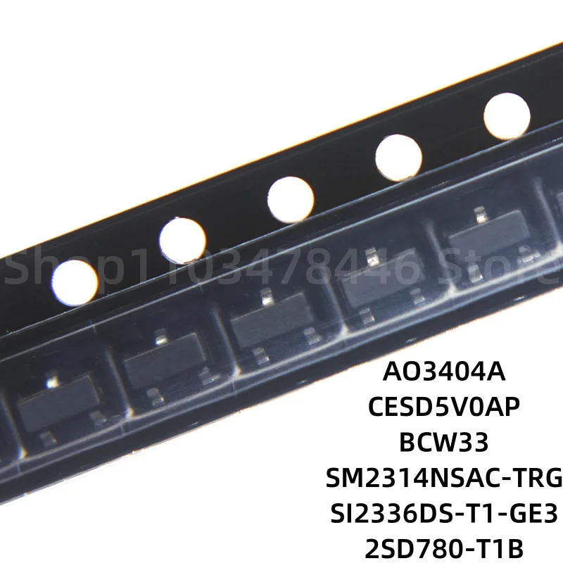 AO3404A-CESD5V0AP-BCW33-SM2314NSAC-TRG-2SD780-T1B-SOT-23-100-unidades.jpg