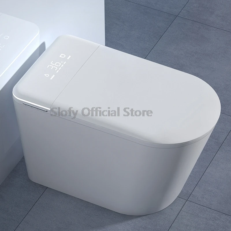 Multifunctionall-Elongated-Smart-Toilet-Built-in-Bidet-Water-Tank-No ...