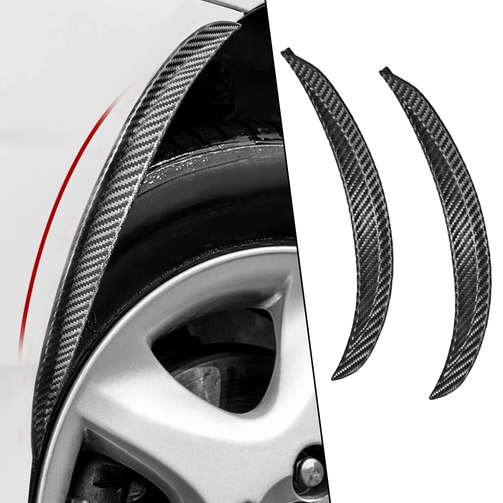 Car-Wheel-Eyebrow-Rubber-Carbon-Fiber-Anti-Scratch-Sticker-Fender ...