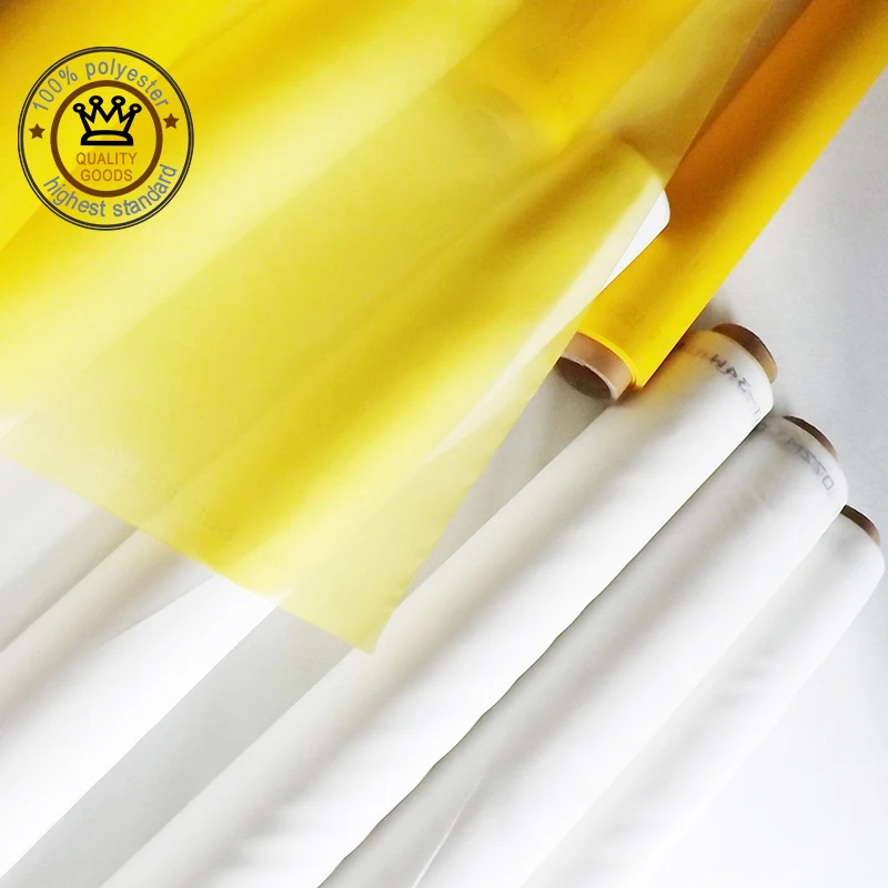 50M-White-Yellow-Screen-Printing-Polyester-Mesh-for-Screen-Printing ...