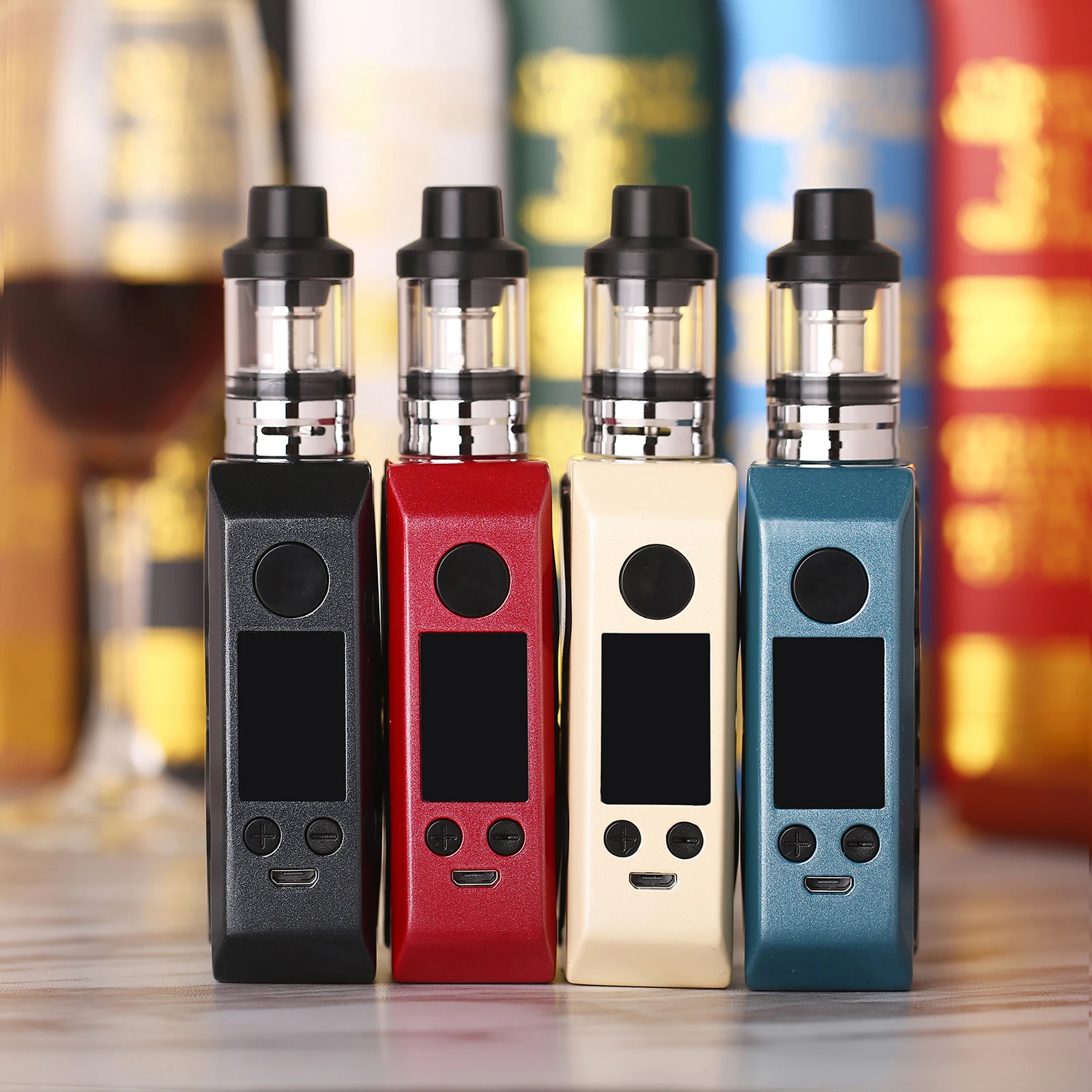 Cigarrillo-electr-nico-M8-120W-Box-Mod-Vape-Kit-voltaje-ajustable-bater ...