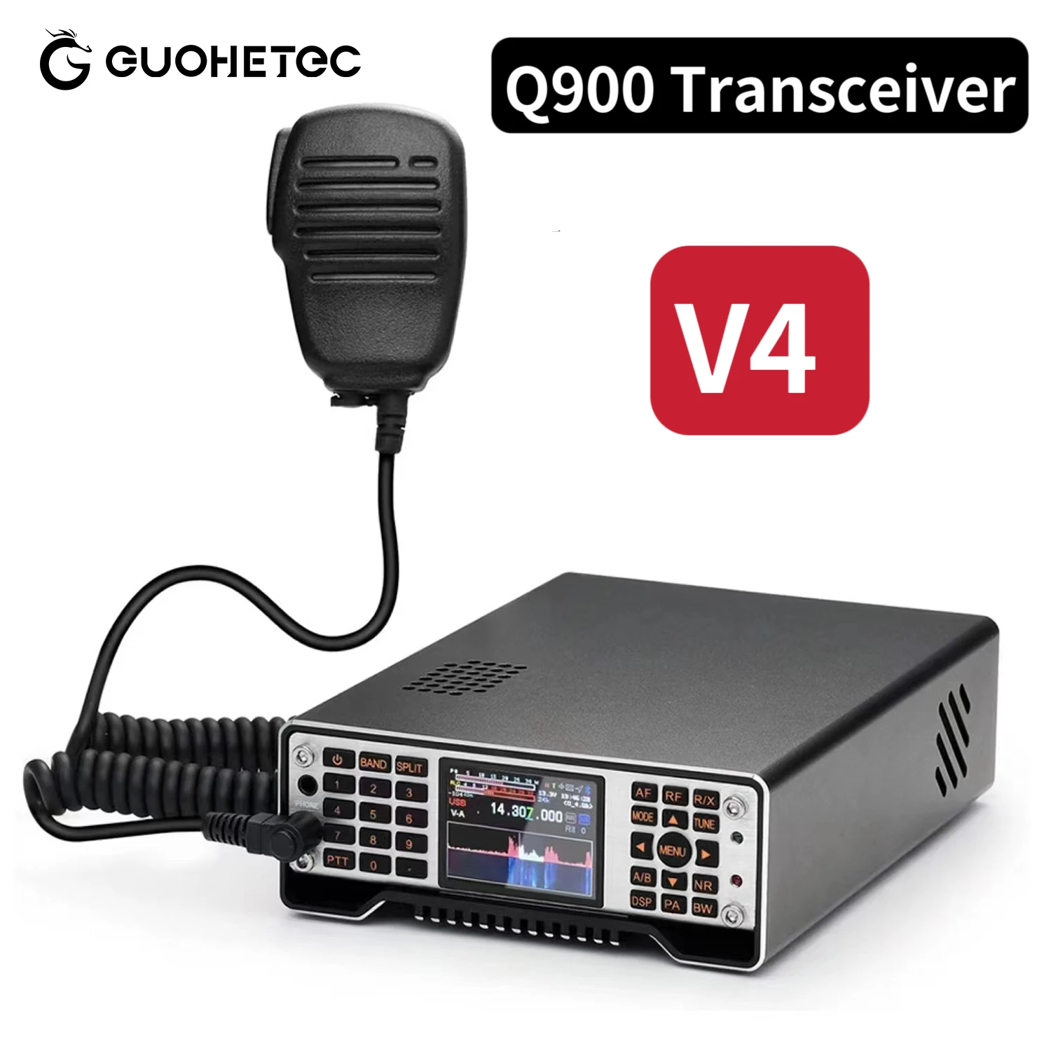Transceptor Original Q900 V4 de 4. ª generación, 100KHz 2GHz, HF/VHF ...