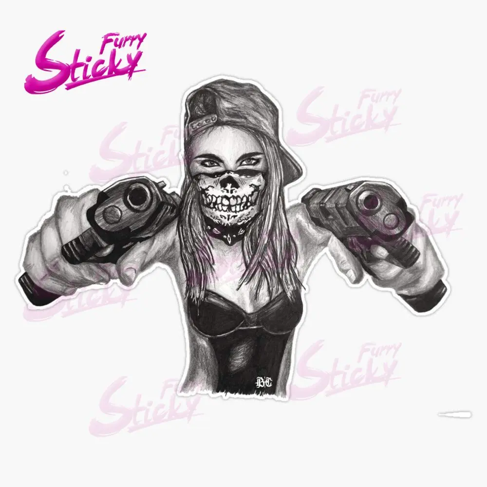 Furry-Sticky-Cara-Delevingne-Gangstified-PVC-Waterproof-Sticker-Decal ...