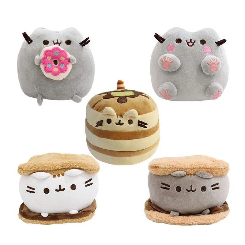 Pusheen 15cm Stuffed Toy Anime Cute Cat Soft Home Decoration Desktop ...