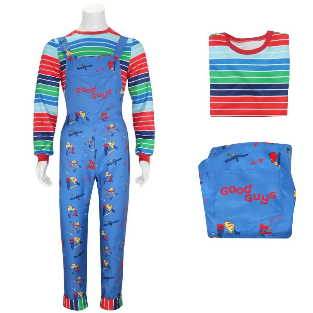 Kids-Adult-Chucky-Cosplay-Costume-Movie-Chucky-Costume-Shirt-Pants-Suit ...