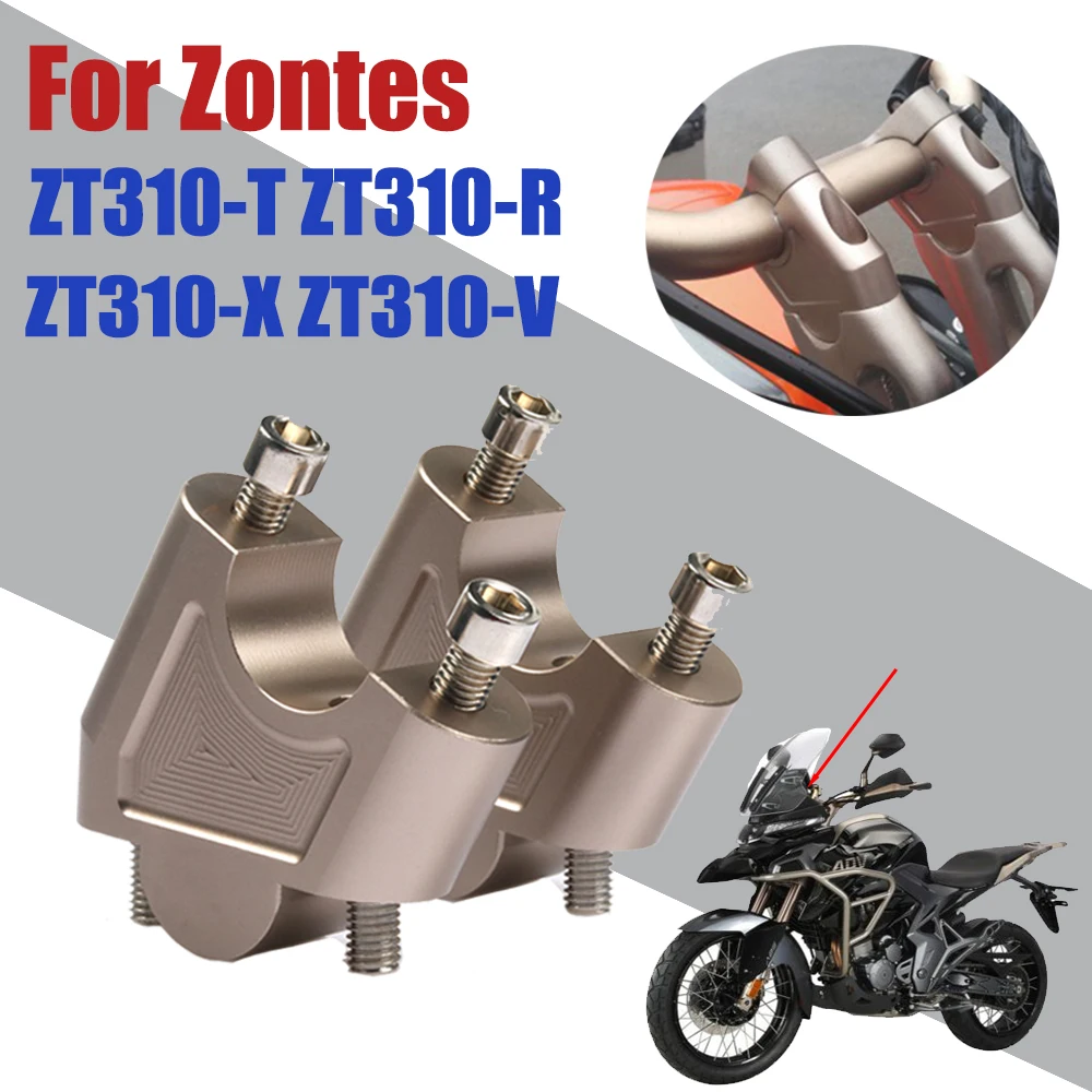 Zontes 310T 310 V 310X 310R T310 310 V R ZT310T 용 오토바이 핸들 바 라이저, 높이 상승 ...