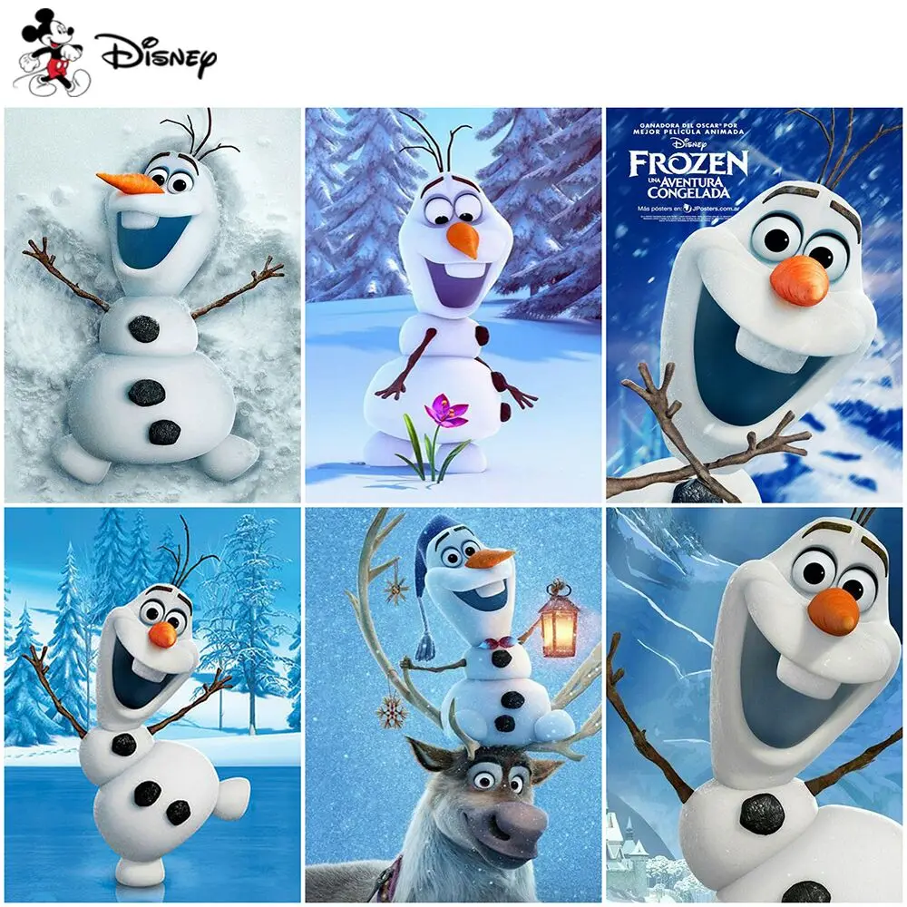 Disney-Diamond-Painting-Olaf-Snowman-Full-Square-Round-Diamond ...