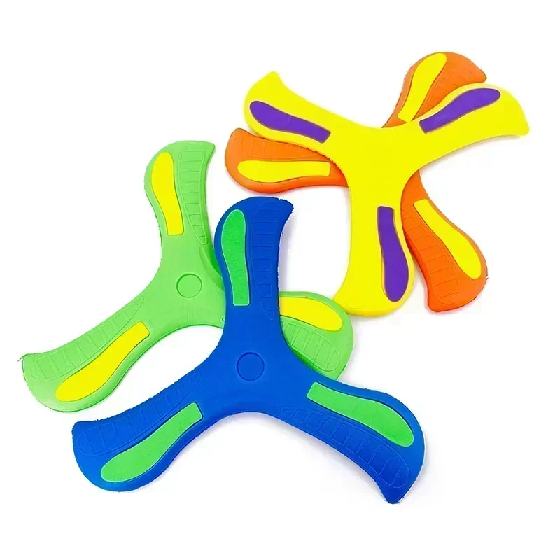 Newest-Children-Boomerang-Soft-Three-leaf-Cross-Adult-kids-Interactive ...