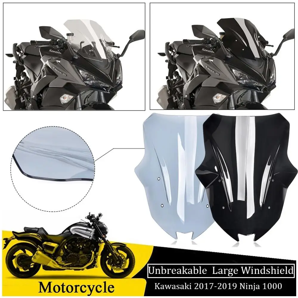 For-Kawasaki-Ninja1000XS-Z1000SX-Windshield-Ninja-1000XS-Z1000-SX-Large ...