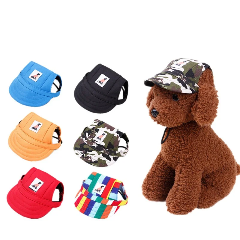 Pet-Dog-Caps-Small-Puppy-Pets-Summer-Print-Cap-Dog-Baseball-Visor-Hat ...