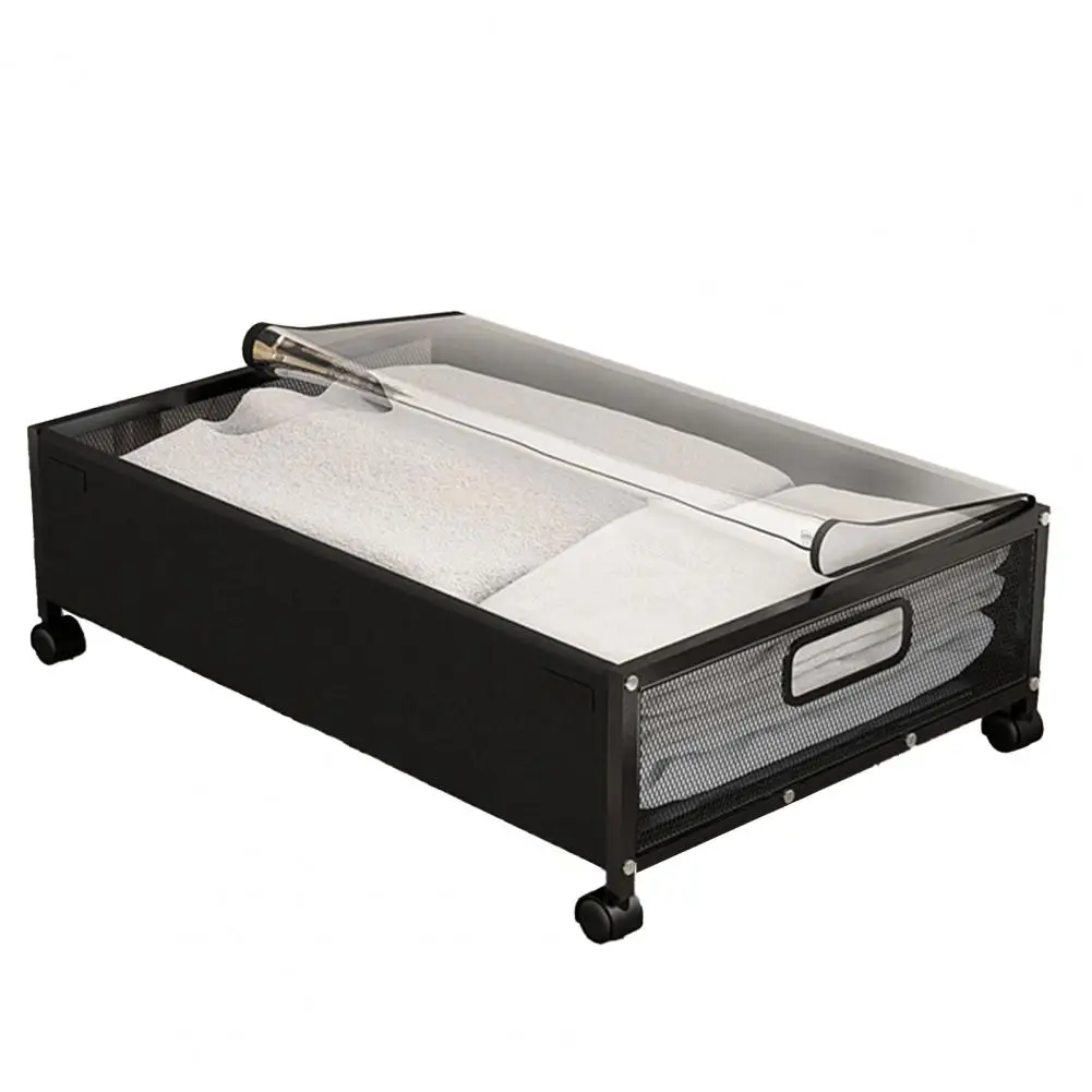 Caj-n-extra-ble-con-ruedas-para-debajo-de-la-cama-estante-de ...