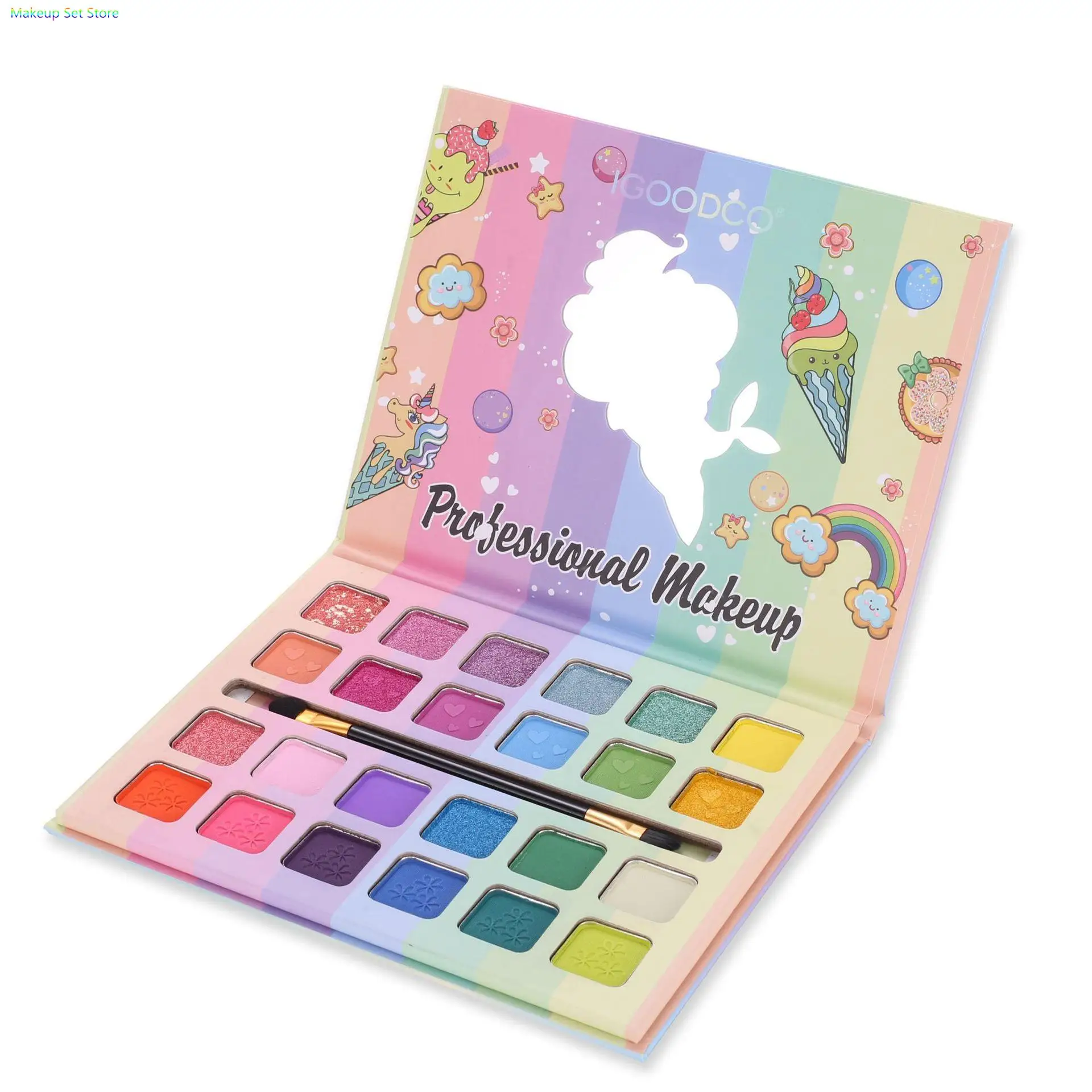 IGOODCO 24 Colors Makeup Eyeshadow Fairy Powder Glitter Pigments For ...