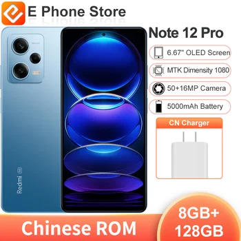 Xiaomi Redmi Note 12 Pro 8GB+128GB MTK Dimensity 1080 6.67" OLED Screen ...