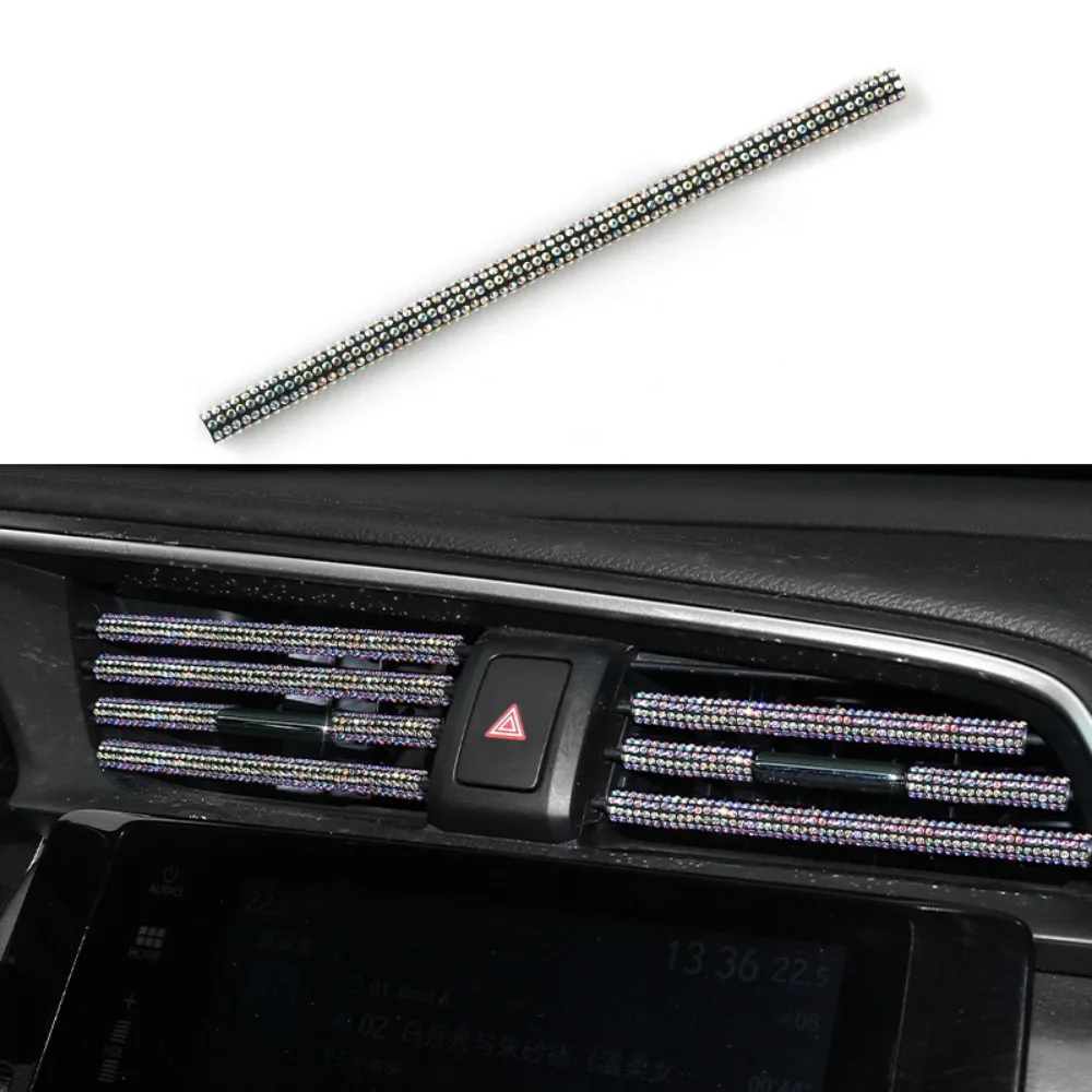10pcs-Bling-Car-Air-Outlet-Accessories-Strip-for-Vent-Outlet-U-Shape ...
