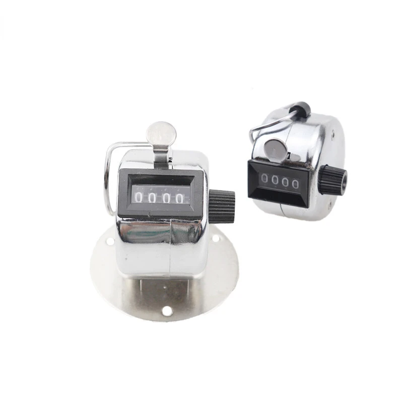 4-Digit-Counters-Mechanical-Counter-Manual-Clicking-Hand-Counter-Sports ...