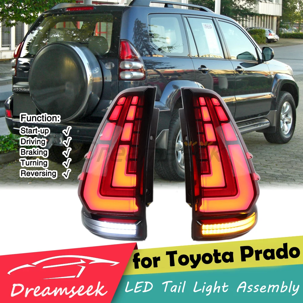 LED-Tail-Light-Assembly-For-Toyota-Land-Cruiser-Prado-LC120-2003-2004 ...