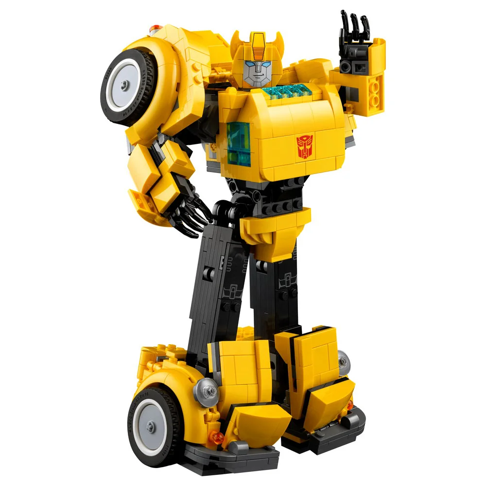 950pcs-Yellow-Robot-Truck-Car-Toys-Building-Blocks-10338-Truck ...