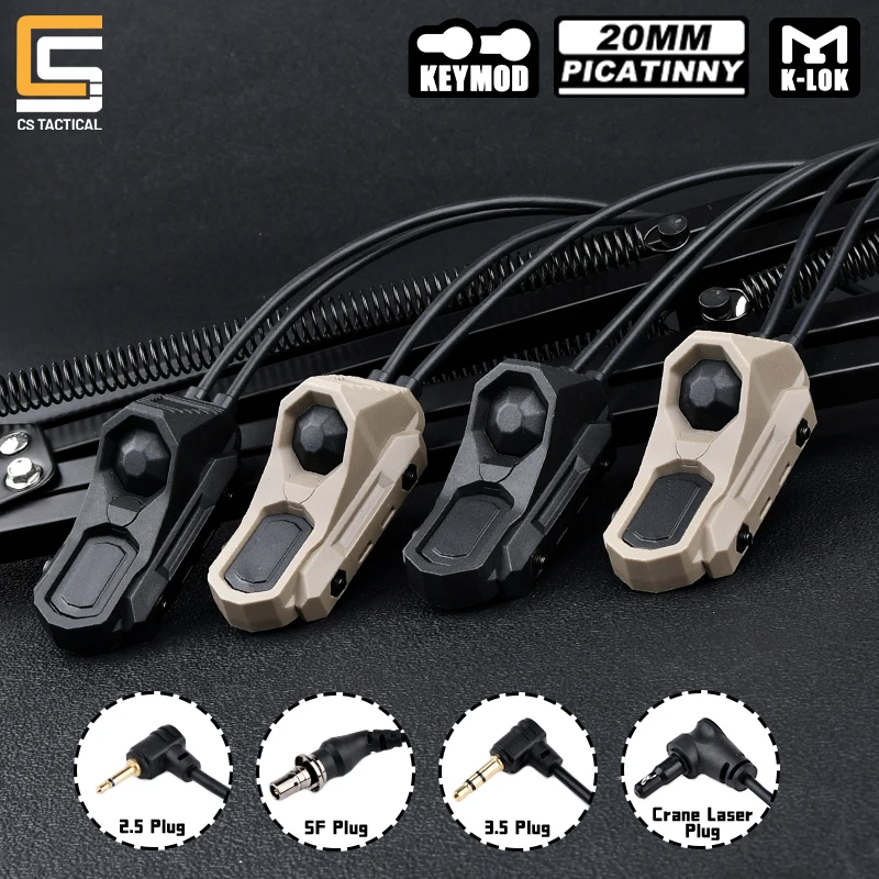 Airsoft Axon Tactical Dual Function Pressure Remote Switch for PEQ-15 ...