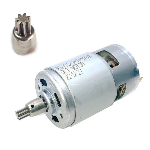 Rs775 Elektromos Csavarkulcs Dc Motor 18 V Nagy Teljesítményű Integrált ...