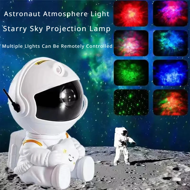 Colorful-Sky-Star-Atmosphere-LED-Night-Light-Astronaut-Sky-Projection ...