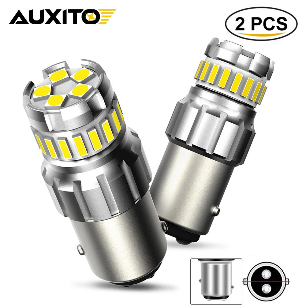 AUXITO-2Pcs-1157-LED-Bulb-Canbus-for-Car-P21-5W-BAY15D-1156-BA15S-P21W ...