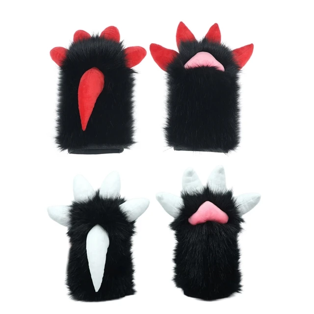 Therian Paws Furry Fursuit Wings Claw Gloves Wing Shaped Accessory Paws ...