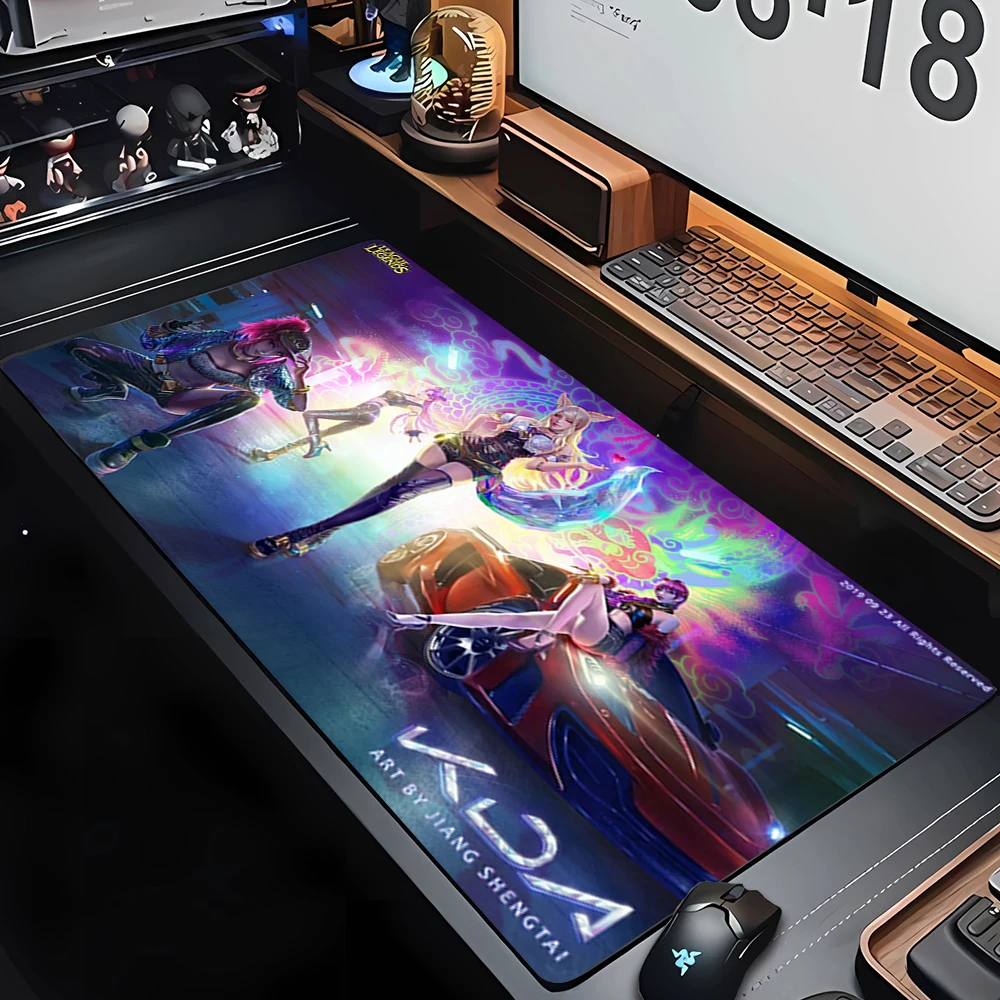 LOL-KDA-Gaming-Mouse-Pad-Ahri-Akali-Kaisa-Seraphine-Mausepad-tapete-de-teclado-Desk-Pad ...