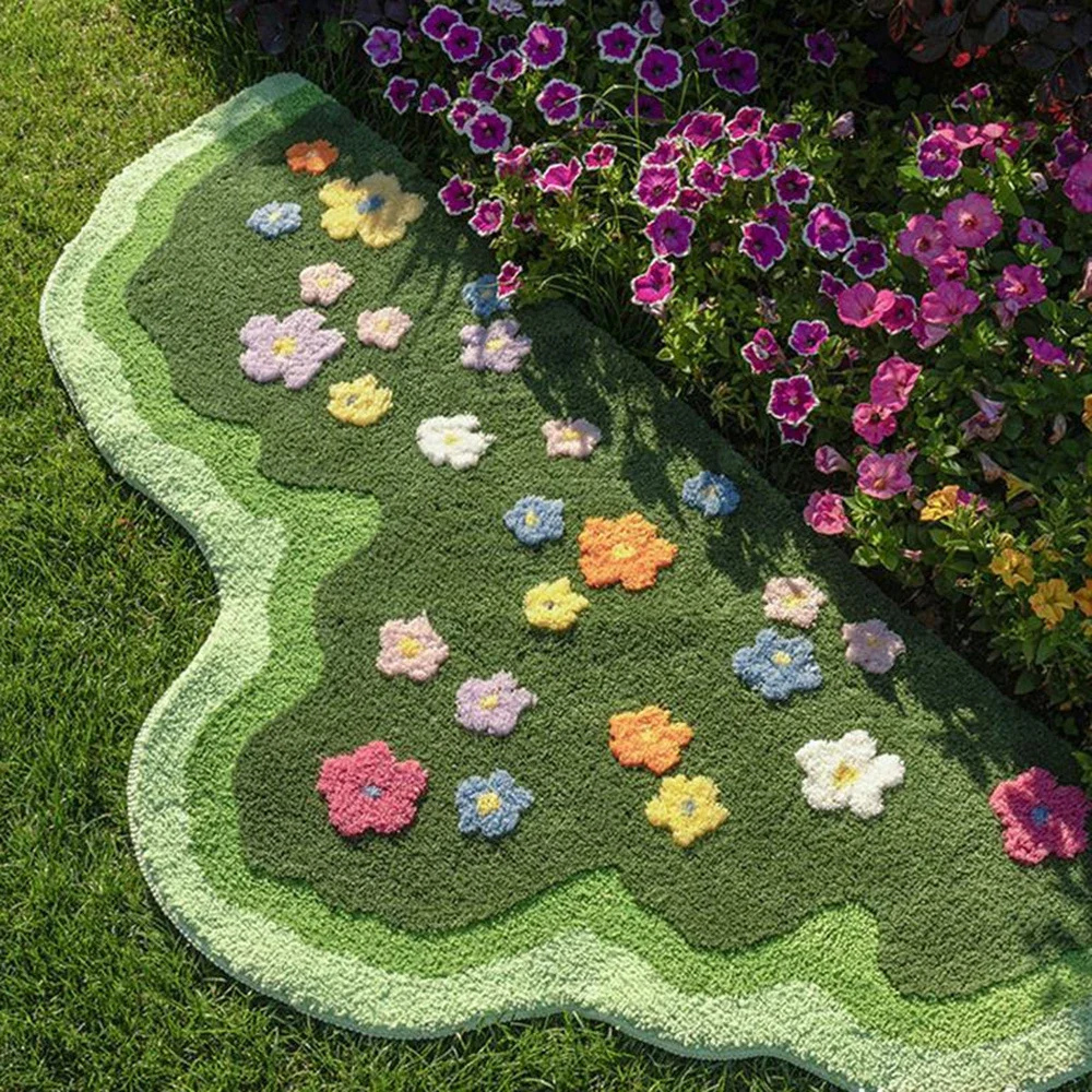 Alfombra-con-mechones-florales-alfombra-suave-para-sof-suelo-interior-antideslizante-reposapi-s ...