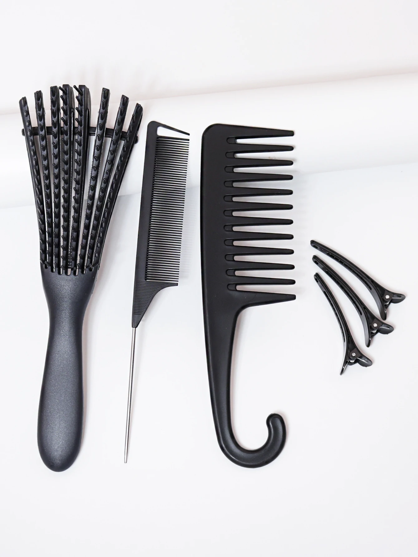 6pcs-set-of-anti-static-hair-comb-wide-toothed-comb-and-eight-claw ...