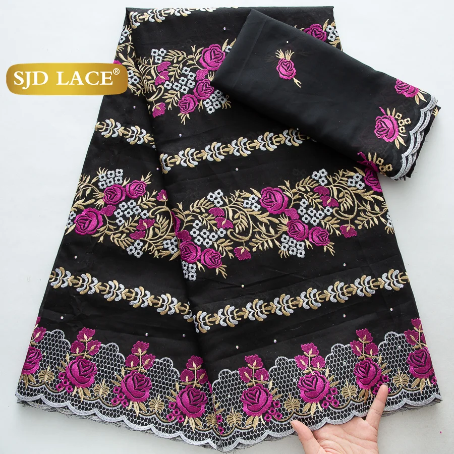 SJD LACE African Cotton Lace Fabric 2025 High Quality Nigerian Swiss ...