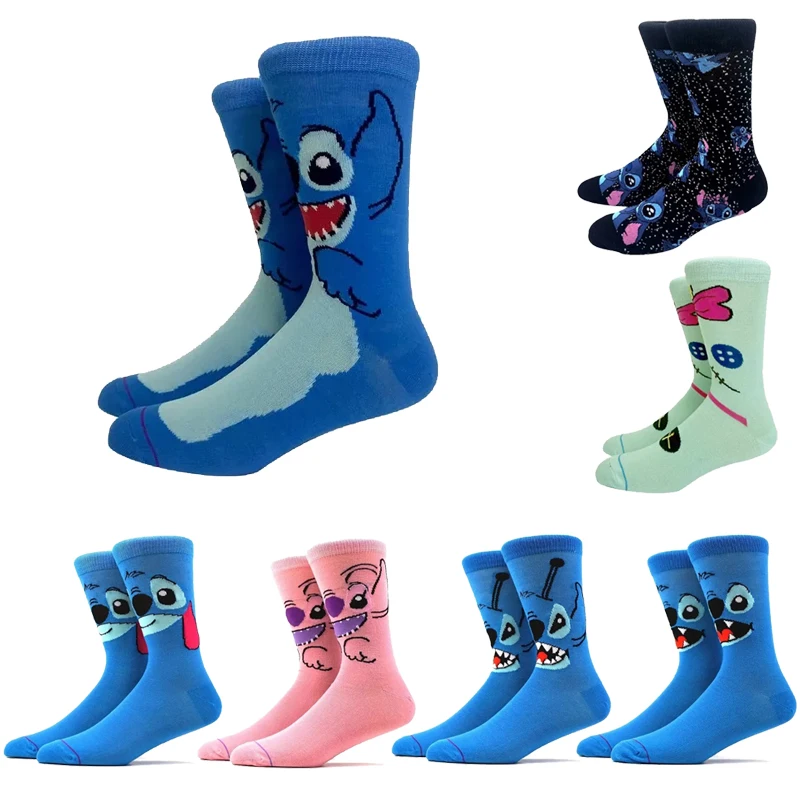 Disney-Stitch-Socks-Cartoon-Anime-Movie-Stitch-Autumn-Winter-Stocking ...
